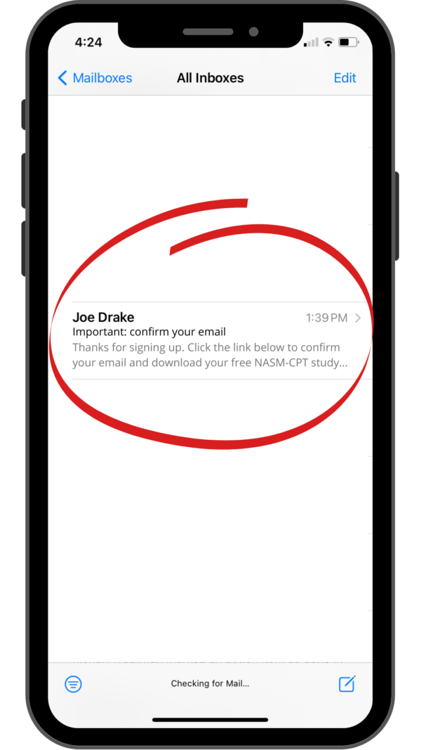 Confirm Your Email - AXIOM Fitness Academy