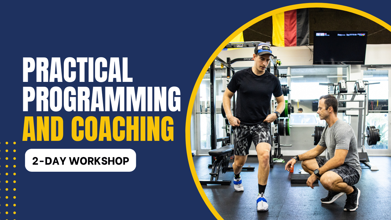 Practical Programming and Coaching Workshop - AXIOM Fitness Academy